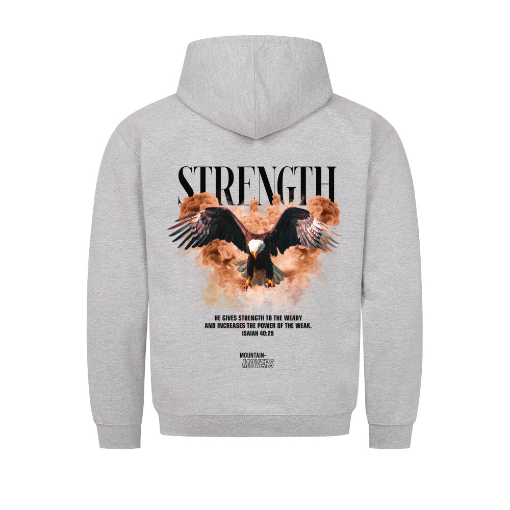 Strength Streetwear Hoodie BackPrint – Mountain-Movers