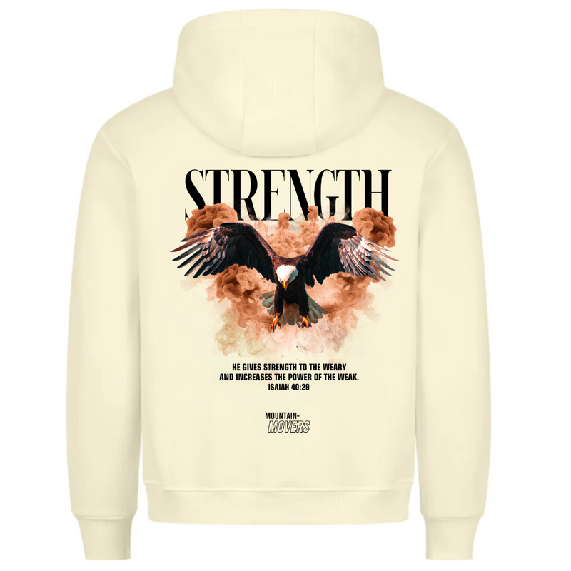 Strength Streetwear Hoodie BackPrint – Mountain-Movers