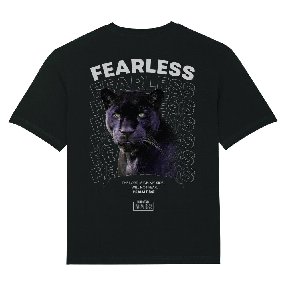 Fearless Panther Oversized Shirt BackPrint – Mountain-Movers