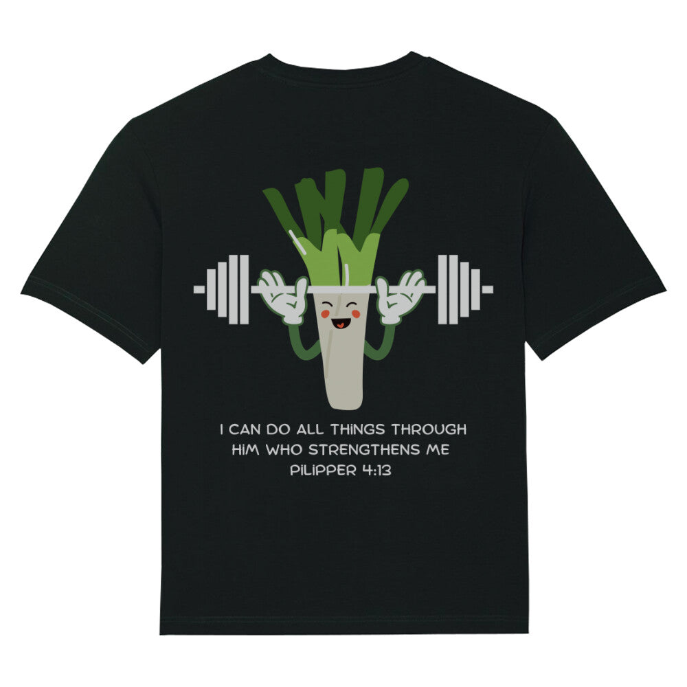I can do all Things Lauch Gym Oversize Shirt BackPrint – Mountain-Movers